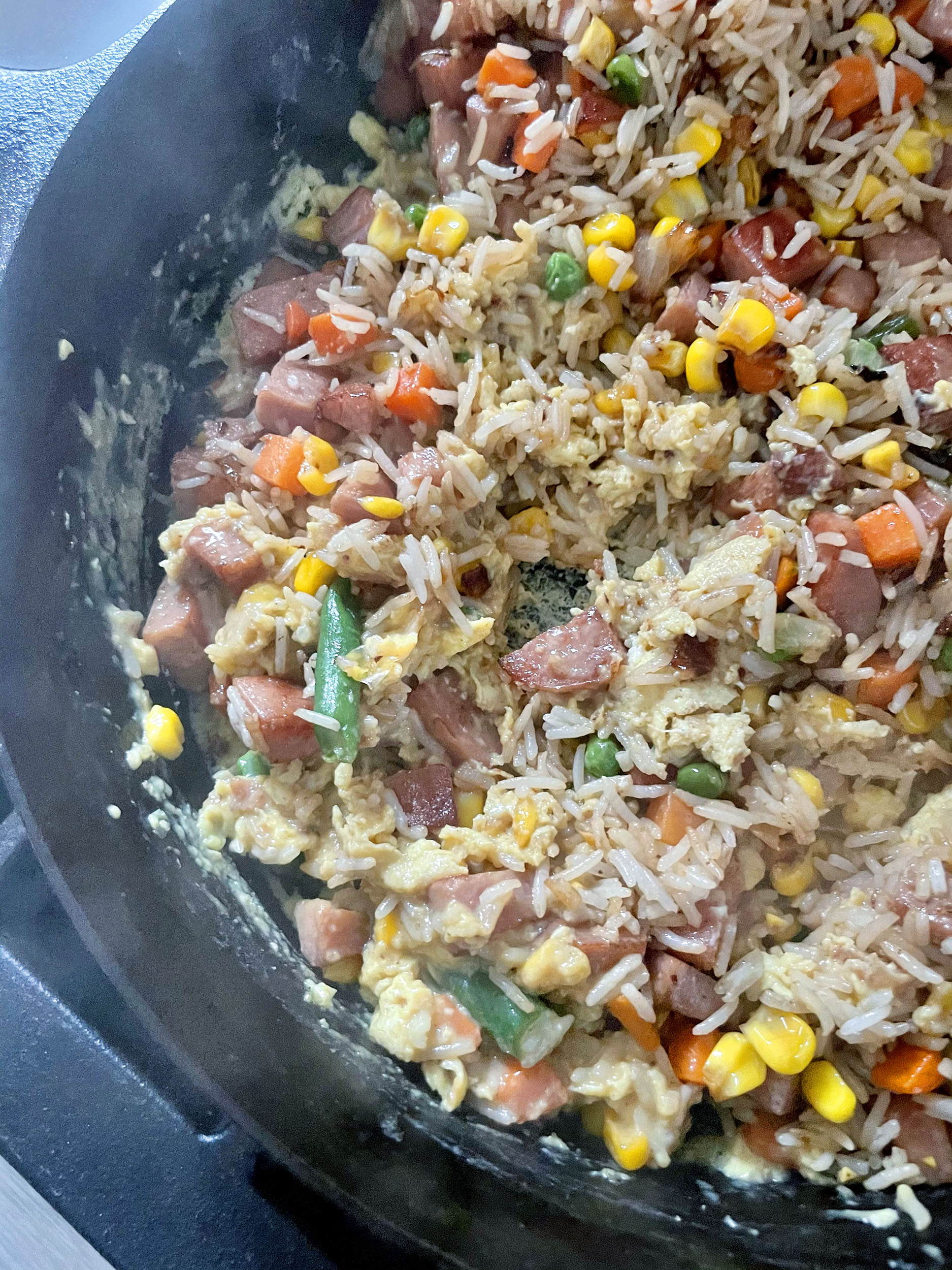 Easy Spam Fried Rice » Djalali Cooks a Delicious Recipe with Spam