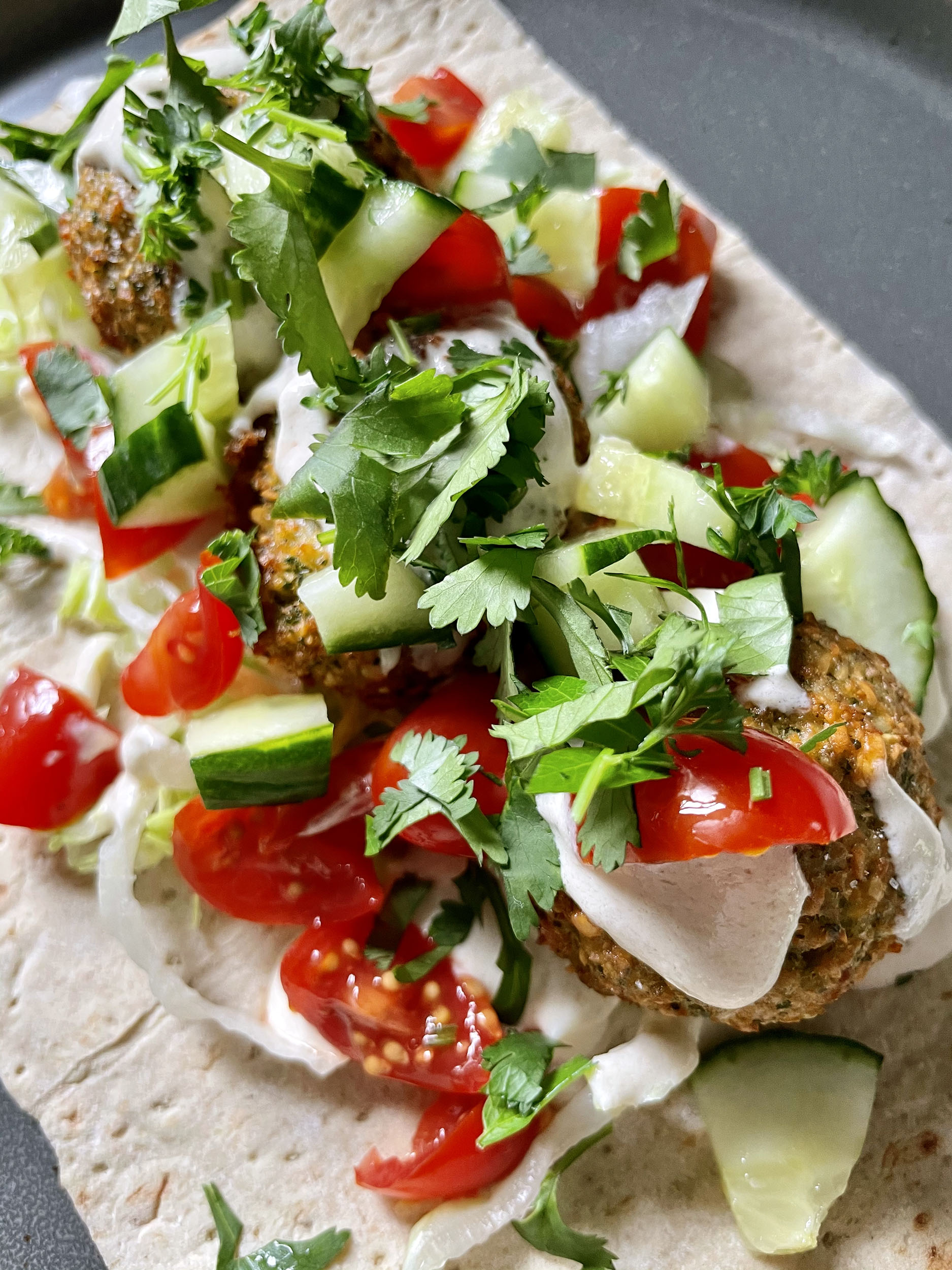 Falafel with Tahini Yogurt Sauce » Djalali Cooks a Middle Eastern Favorite
