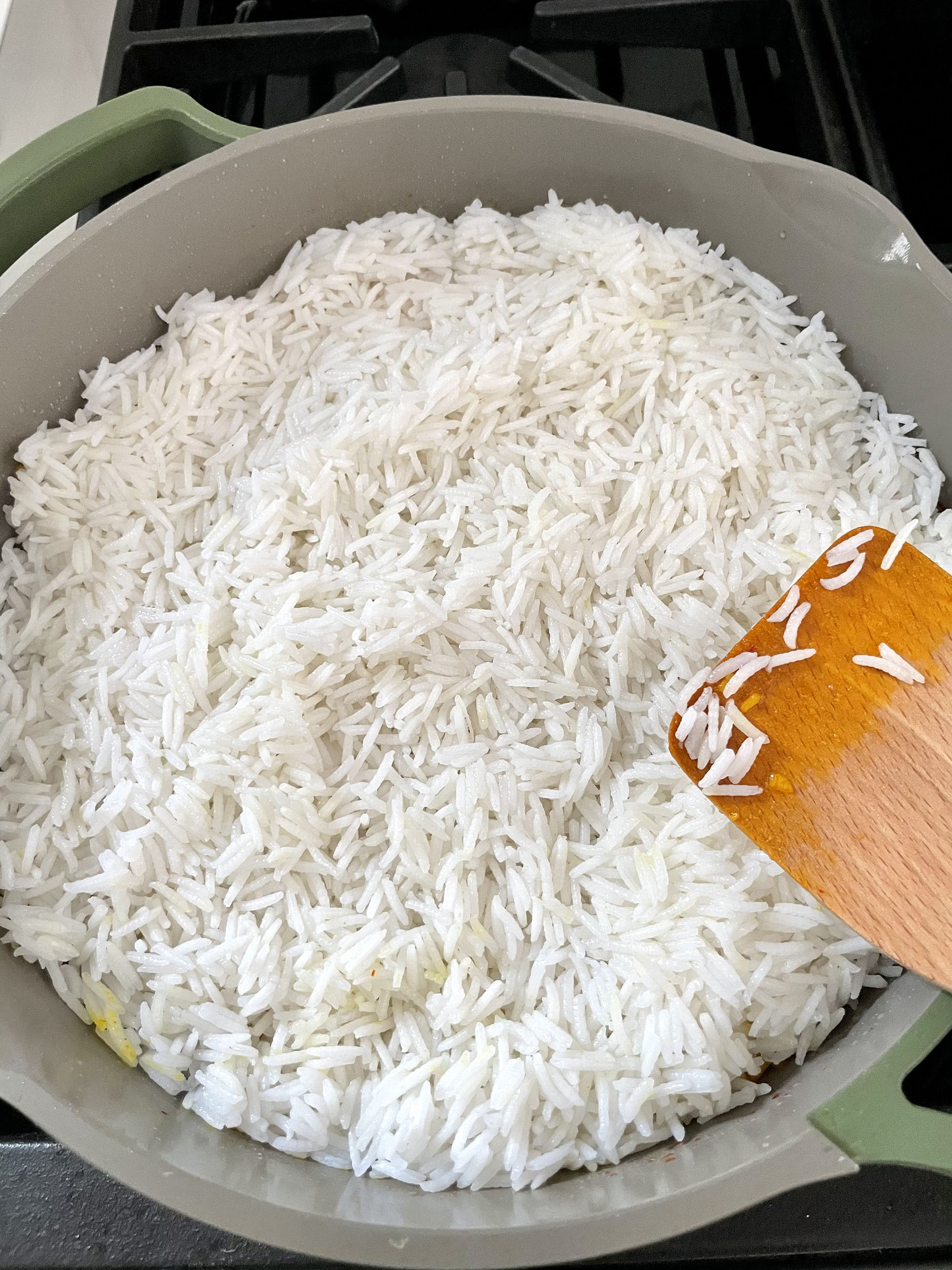 Tahdig (Persian Rice) in the Always Pan » Djalali Cooks Crispy Rice
