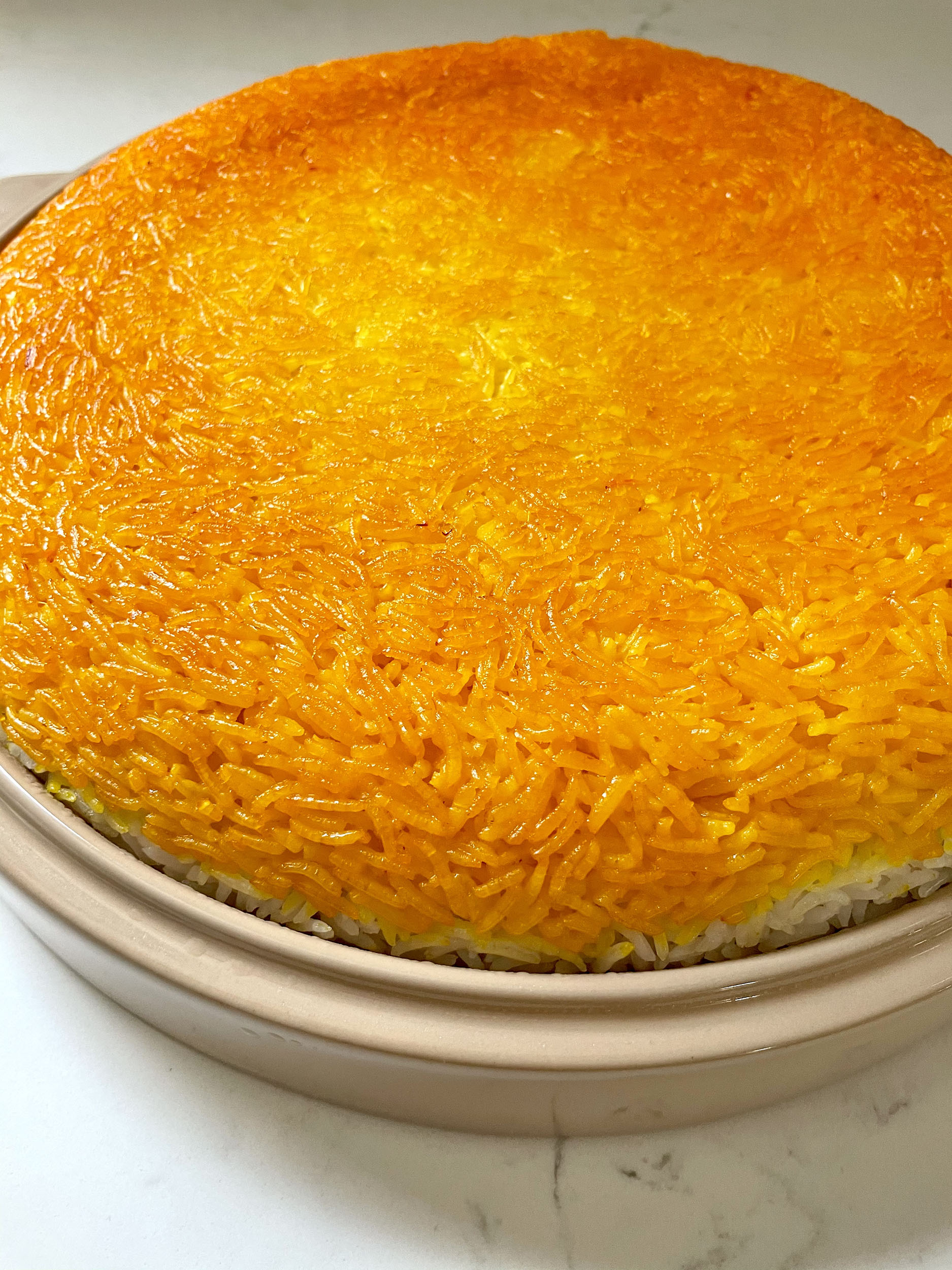 Tahdig (Persian Rice) in the Always Pan » Djalali Cooks Crispy Rice