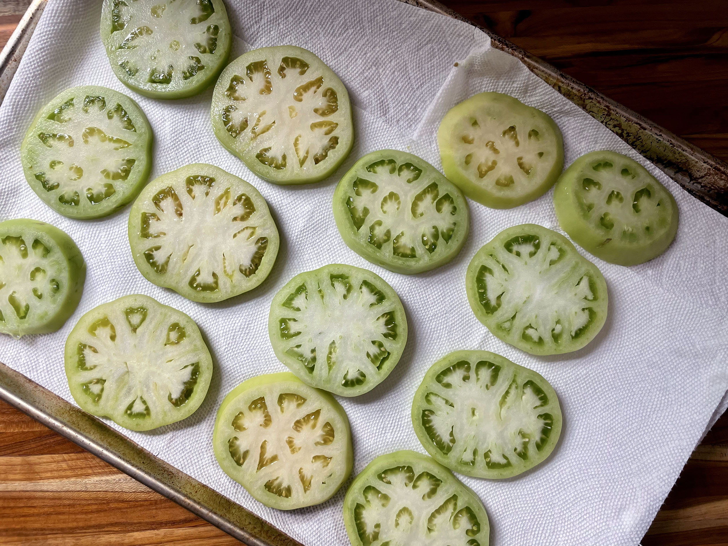 Fried Green Tomato Benedict with Chipotle Crema » Djalali Cooks