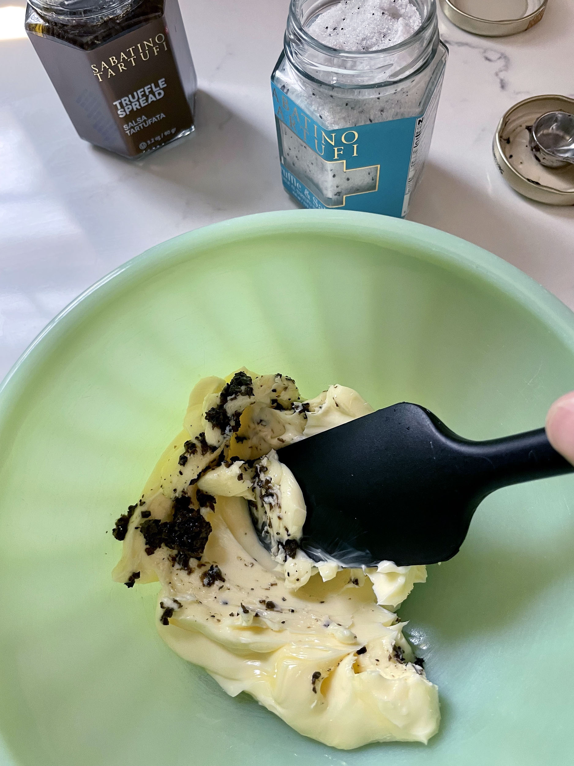 Spinach Tagliarelle with Black Truffle Butter » Djalali Cooks