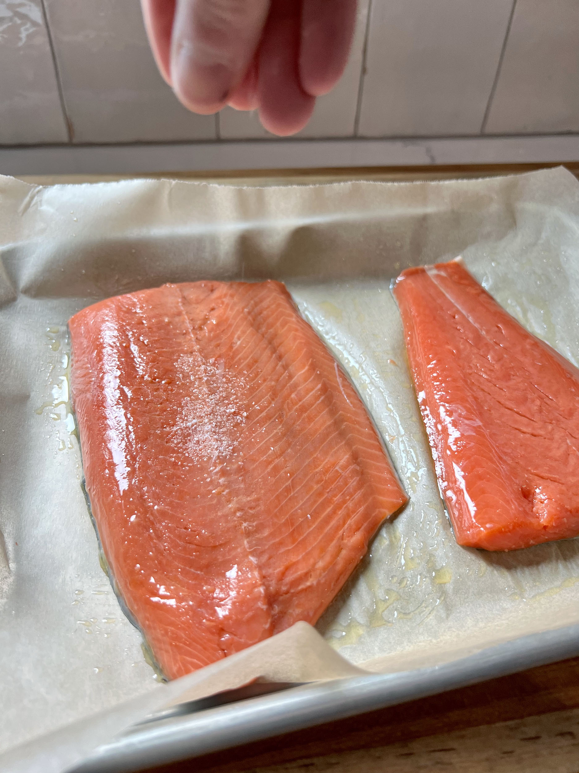 Simple Baked Salmon Rice Bowl » Djalali Cooks