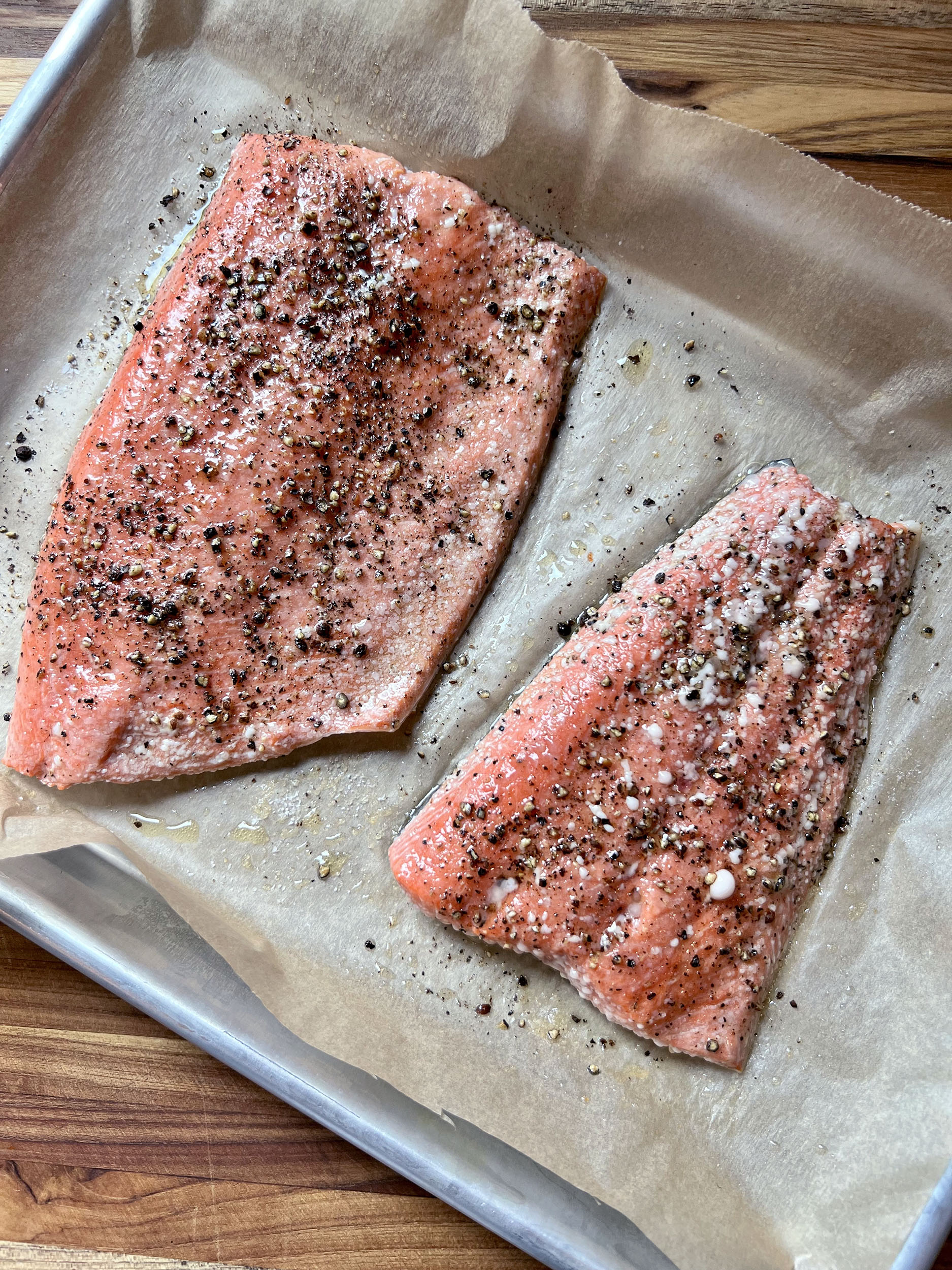Simple Baked Salmon Rice Bowl » Djalali Cooks